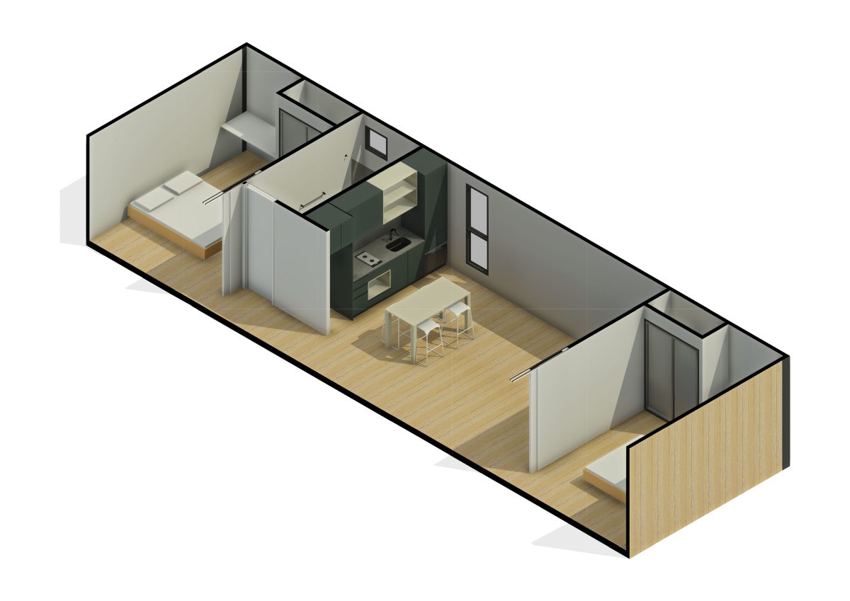 The Avon - one of our larger Redipods models