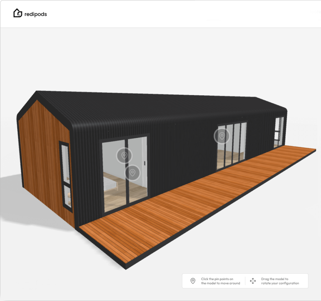 Meet the Gascoyne, our largest Redipods cabin